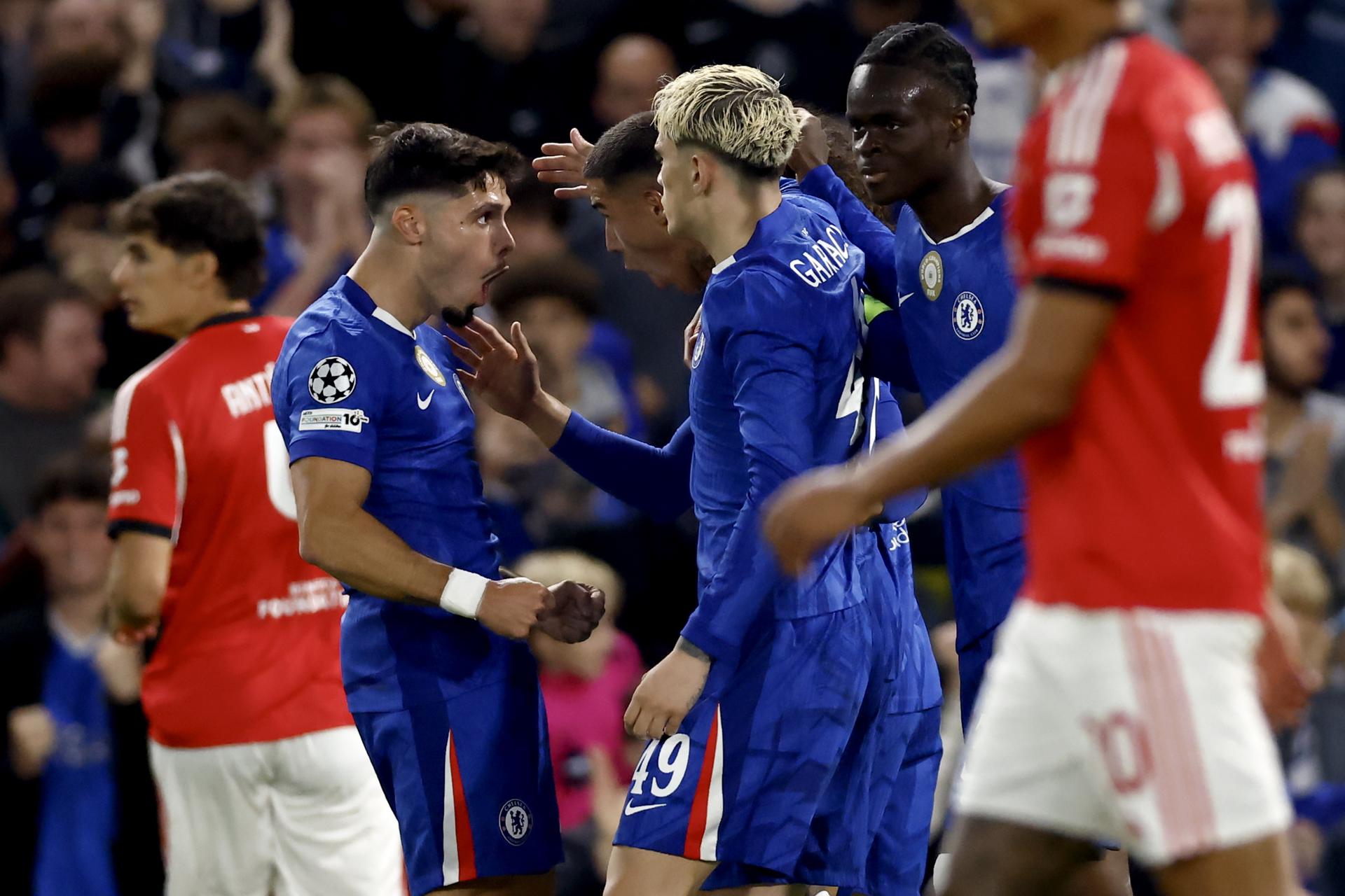 Chelsea, con un gol en contra de Richard Ríos, derrotó 1-0 al Benfica ...